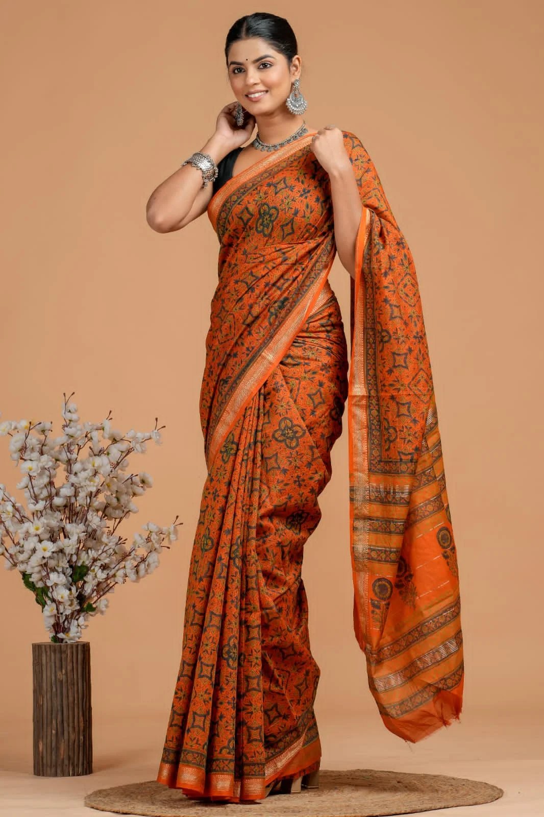 Maheshwari Silk Sarees – Fabric Bazaar