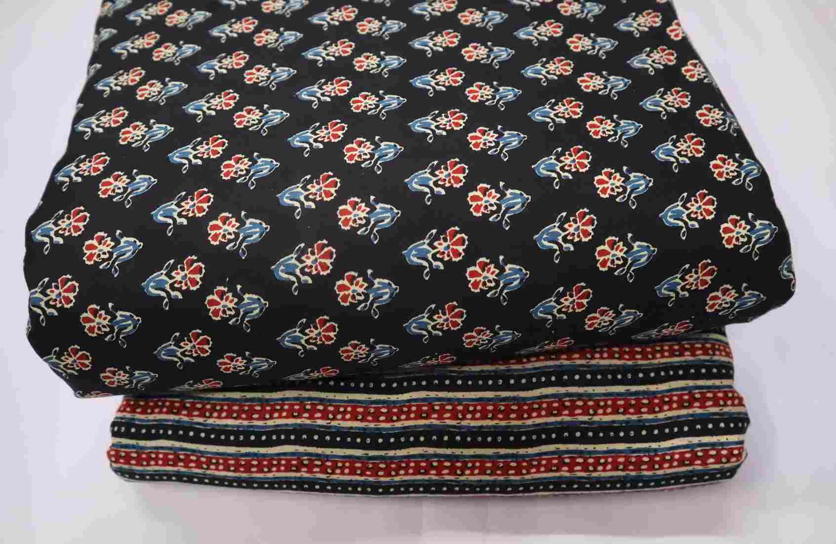 Buy Printed Pure Cotton Fabric Online For Kurtis